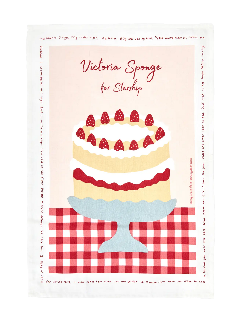 Ruby's Starship tea towel – Allpress Espresso UK